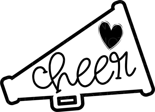 Cheerleading Megaphone Clipart