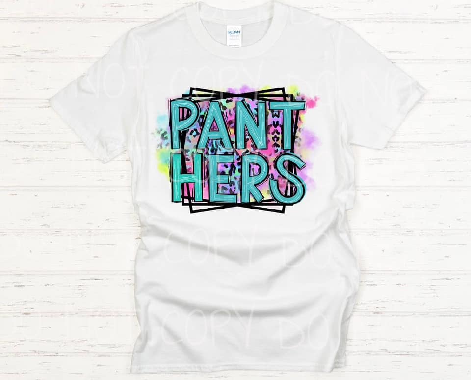 Panthers Retro Leopard Transfer Sheet – Pretty Lil Things PLT Wholesale