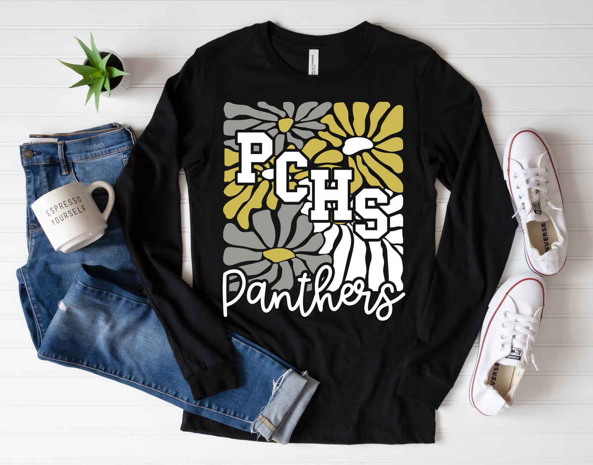 PCHS Panthers Floral Transfer Sheet – Pretty Lil Things PLT Wholesale