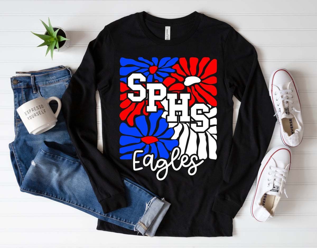 SPHS Eagles Floral Transfer Sheet – Pretty Lil Things PLT Wholesale