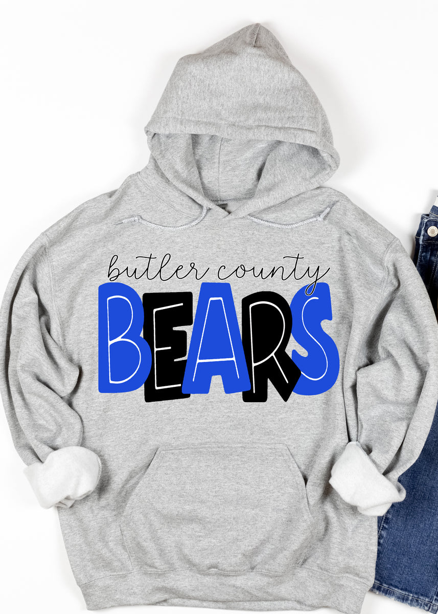 Butler County Bears Block Letters Transfer Sheet – Pretty Lil Things ...
