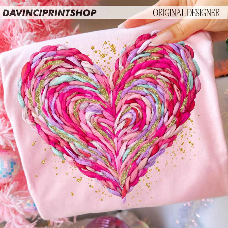 Heart Yarn Transfer Sheet – Pretty Lil Things PLT Wholesale