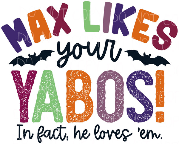 Max Likes Your Yabos Transfer Sheet – Pretty Lil Things PLT Wholesale