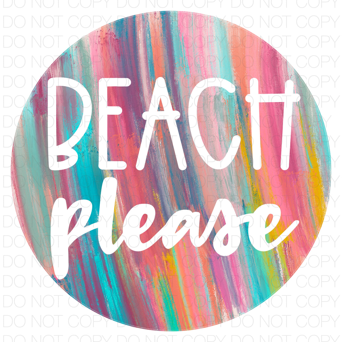 Beach Please Circle Transfer Sheet – Pretty Lil Things PLT Wholesale
