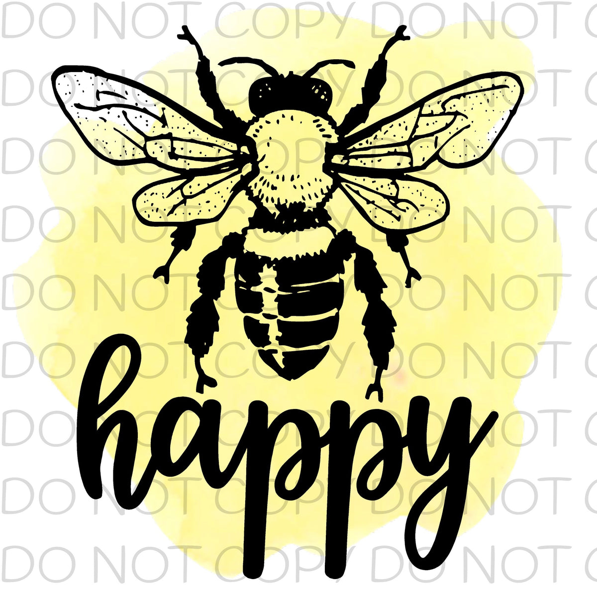 Bee Happy Transfer Sheet – Pretty Lil Things PLT Wholesale