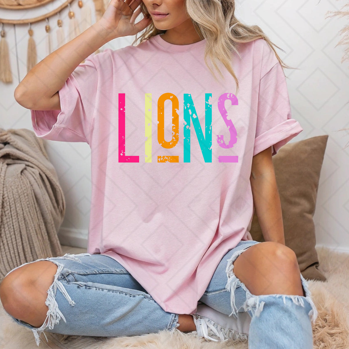 Lions Underlined Transfer Sheet – Pretty Lil Things PLT Wholesale