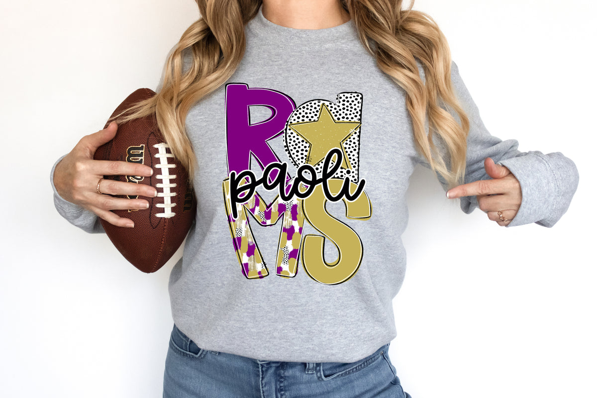 Paoli Rams Star Design Transfer Sheet – Pretty Lil Things PLT Wholesale