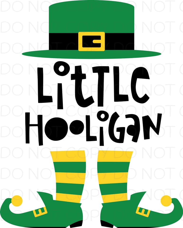 Little Hooligan - Dye Sub Heat Transfer Sheet – Pretty Lil Things PLT ...