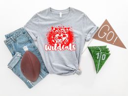 Red Wildcats Mascot Transfer Sheet – Pretty Lil Things PLT Wholesale