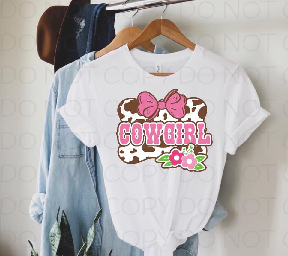 Cow Girl Cow Print- HTV Transfer – Pretty Lil Things PLT Wholesale