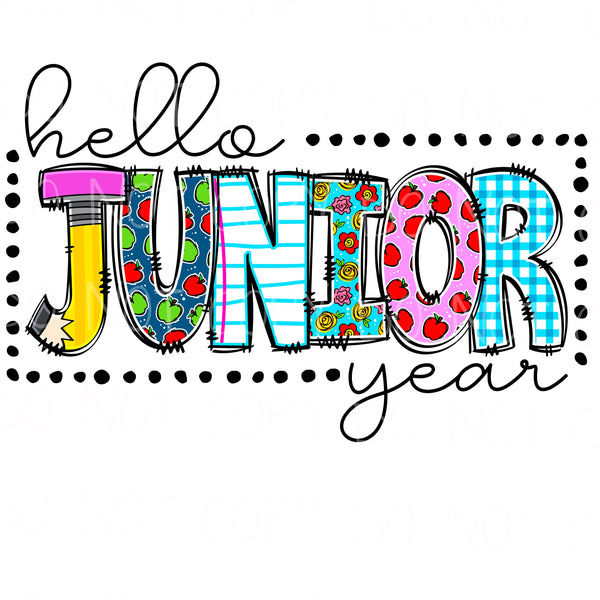 Hello Junior Year Transfer Sheet – Pretty Lil Things PLT Wholesale