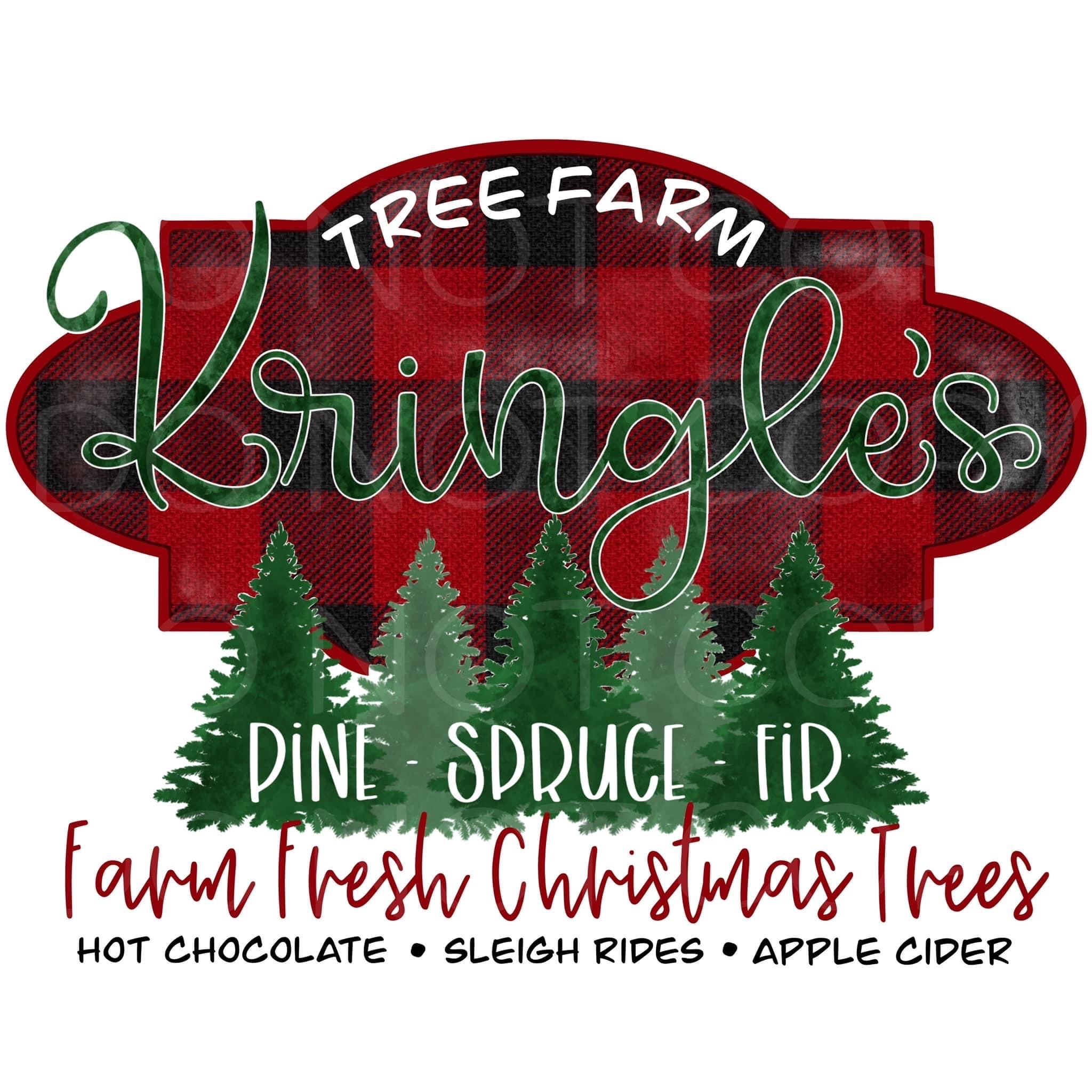 Kringle's Tree Farm Transfer Sheet – Pretty Lil Things PLT Wholesale