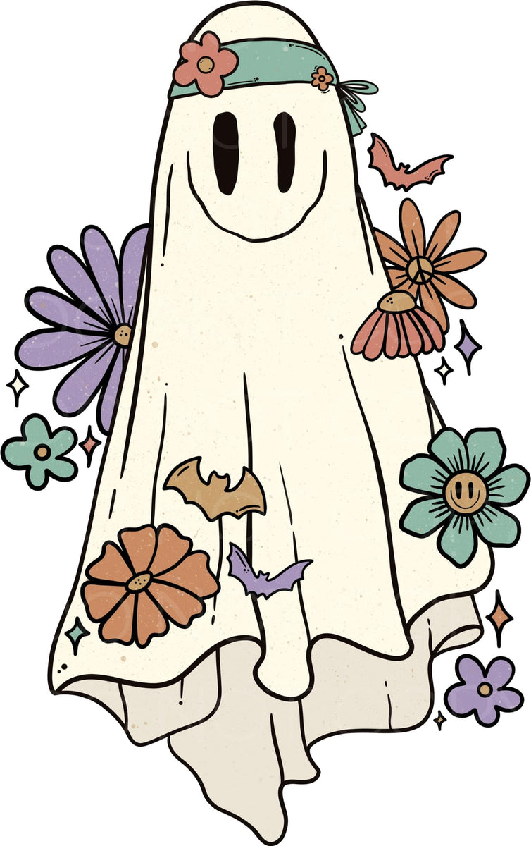 Hippy Ghost Transfer Sheet – Pretty Lil Things PLT Wholesale