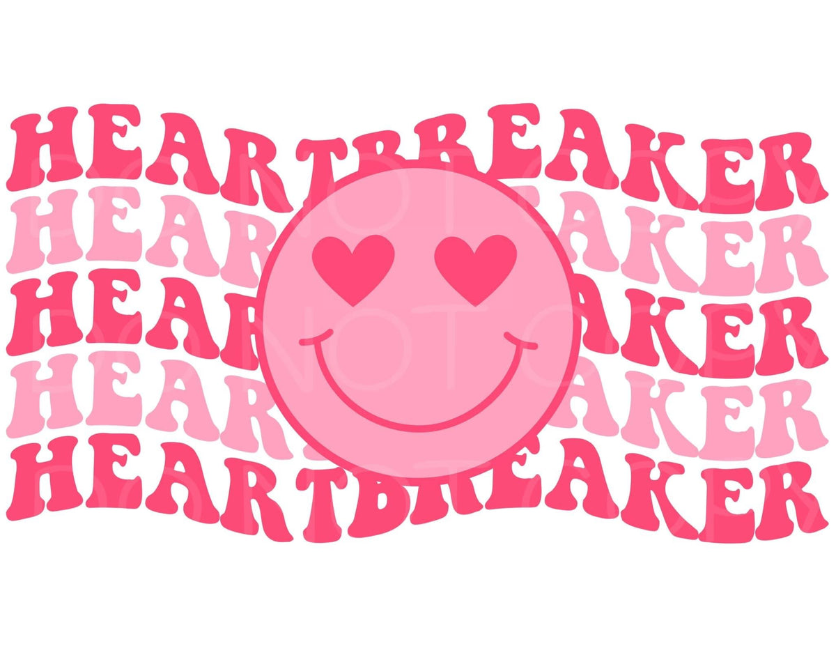 Heartbreaker Smiley Transfer Sheet – Pretty Lil Things PLT Wholesale
