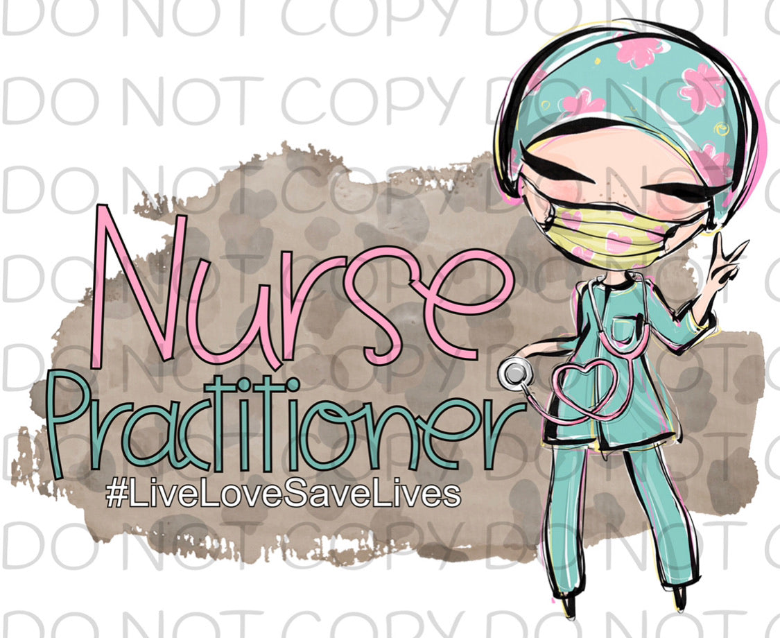 Nurse Practitioner - HTV Transfer – Pretty Lil Things PLT Wholesale