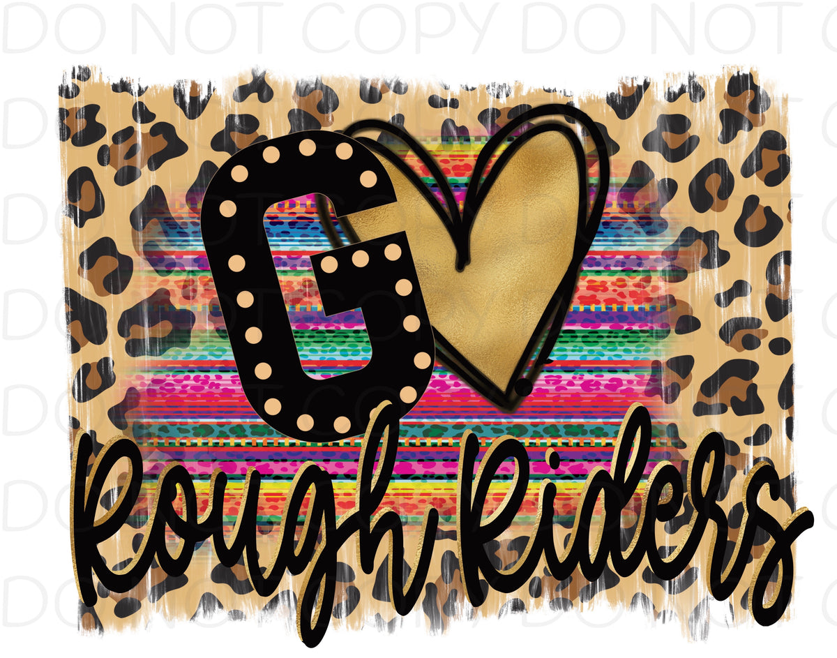 Go Rough Riders Leopard - HTV Transfer – Pretty Lil Things PLT Wholesale