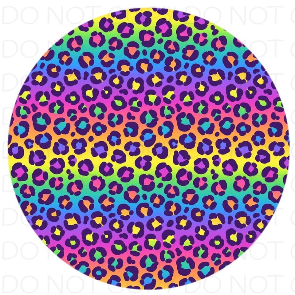Colorful Leopard - Rubber Neoprene Car Coasters – Pretty Lil Things PLT ...