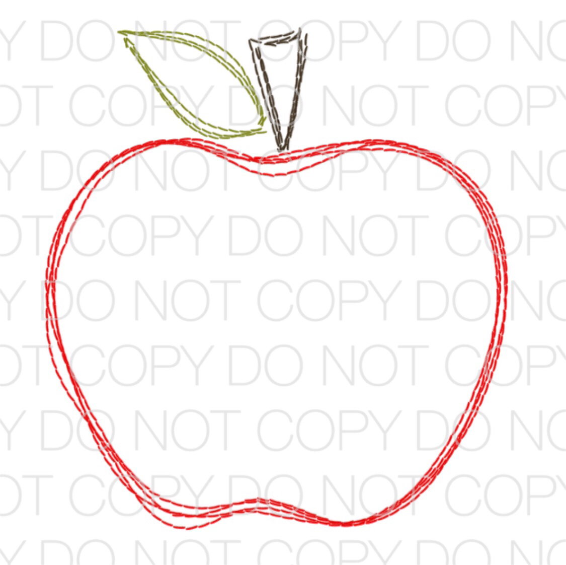 Apple Outline Transfer Sheet – Pretty Lil Things PLT Wholesale