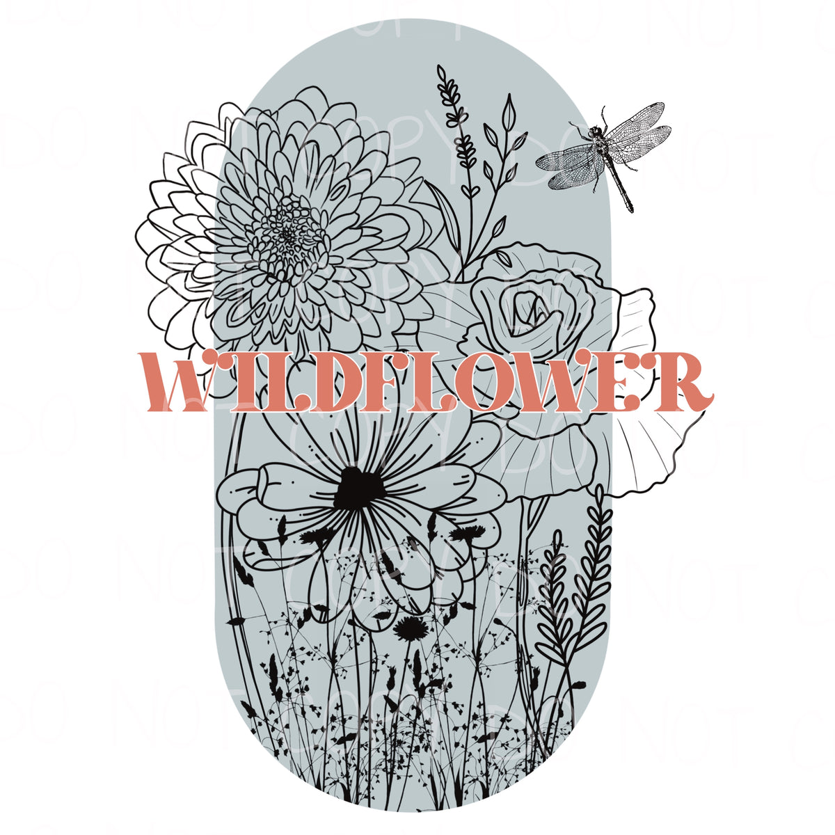 Wildflower Transfer Sheet – Pretty Lil Things PLT Wholesale