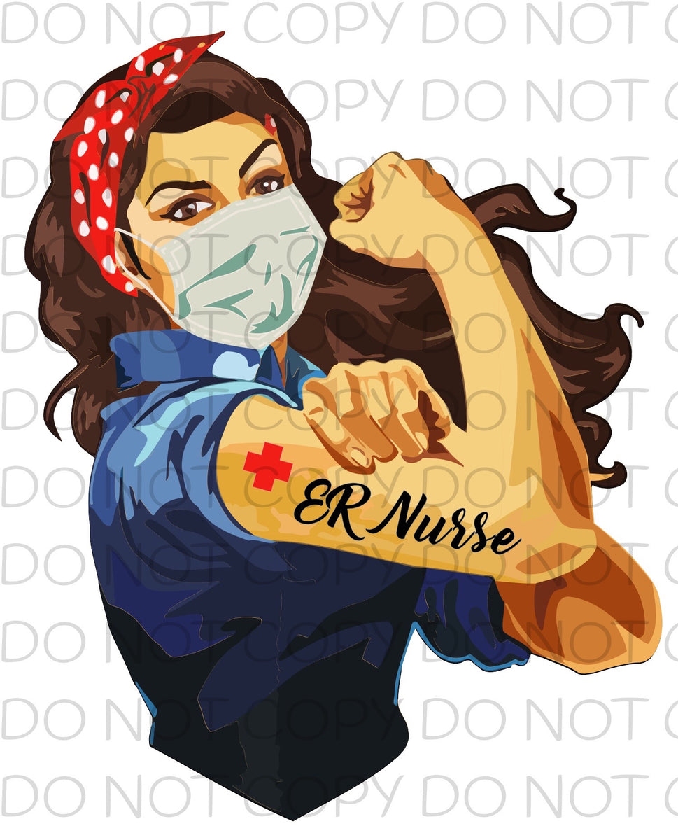 ER Nurse Girl Power - HTV Transfer – Pretty Lil Things PLT Wholesale