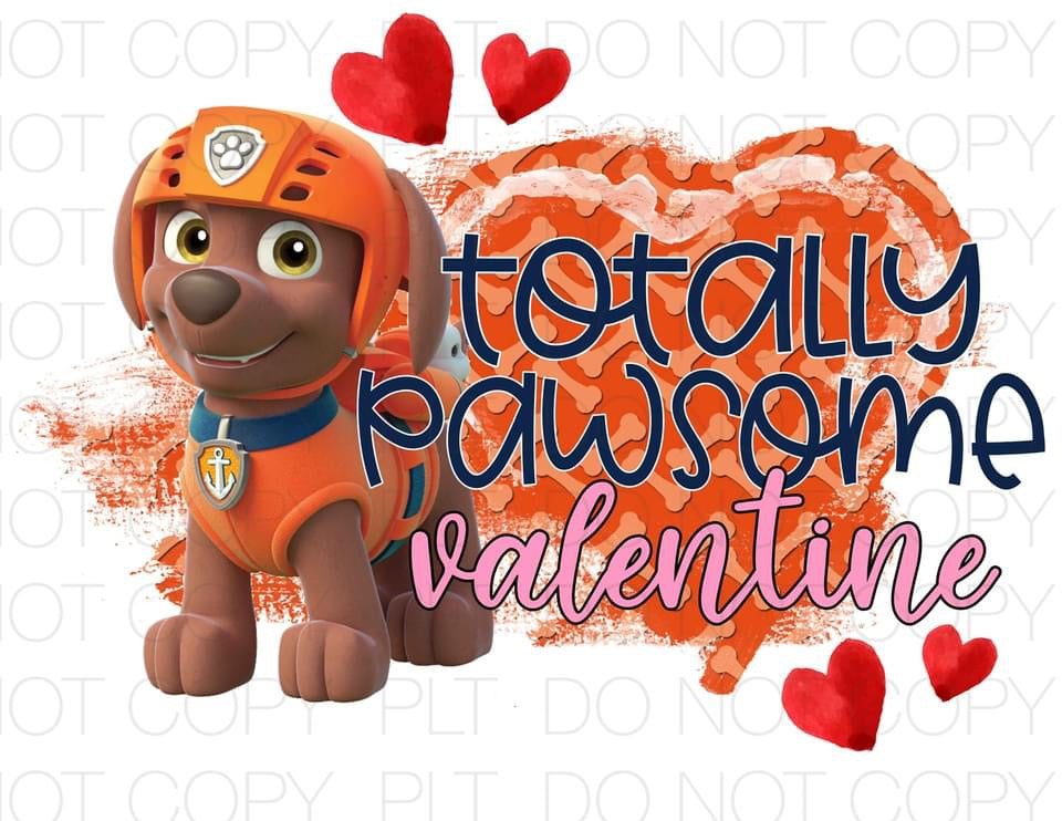 Totally Pawsome Valentine Transfer Sheet – Pretty Lil Things PLT Wholesale