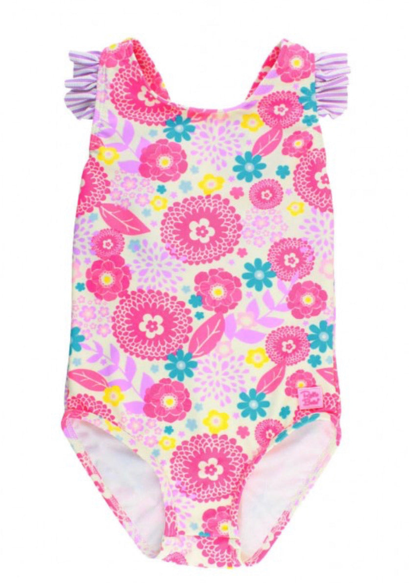 Ruffle Butts Blooming Buttercup Ruffle Strap One Piece Swimsuit ...