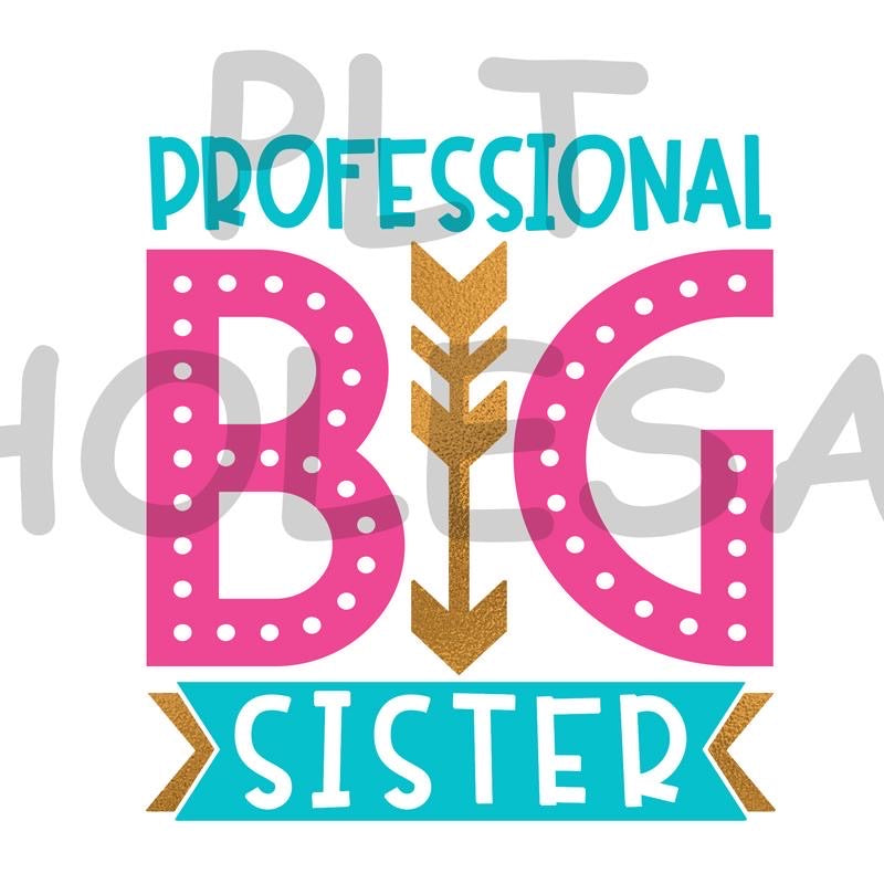 Professional big sister - HTV Transfer – Pretty Lil Things PLT Wholesale