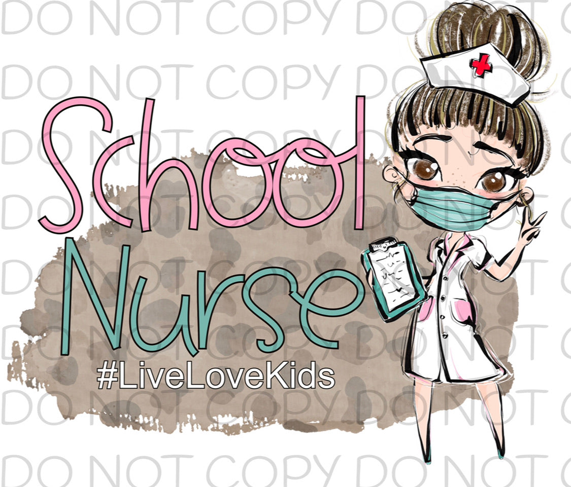 School Nurse - HTV Transfer – Pretty Lil Things PLT Wholesale