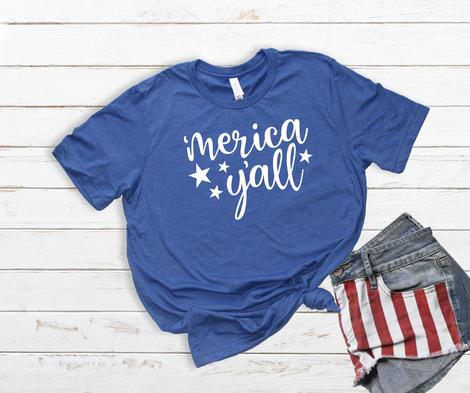 SP060-Merica Yall Screenprint Transfer – Pretty Lil Things PLT Wholesale
